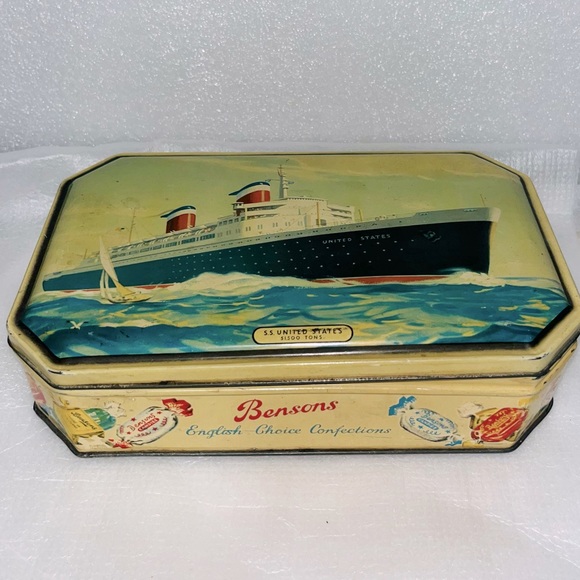 Accents | Vintage Bensons Candy Tin Box | Poshmark
